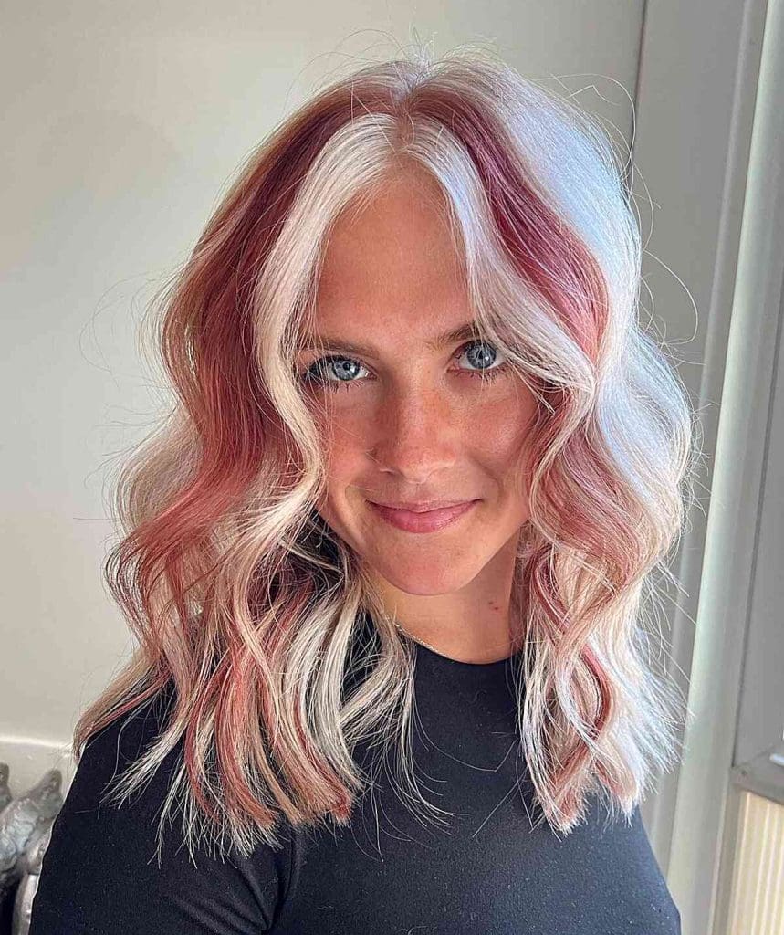 28 Bold and Beautiful Skunk Stripe Hair Ideas to Try Now