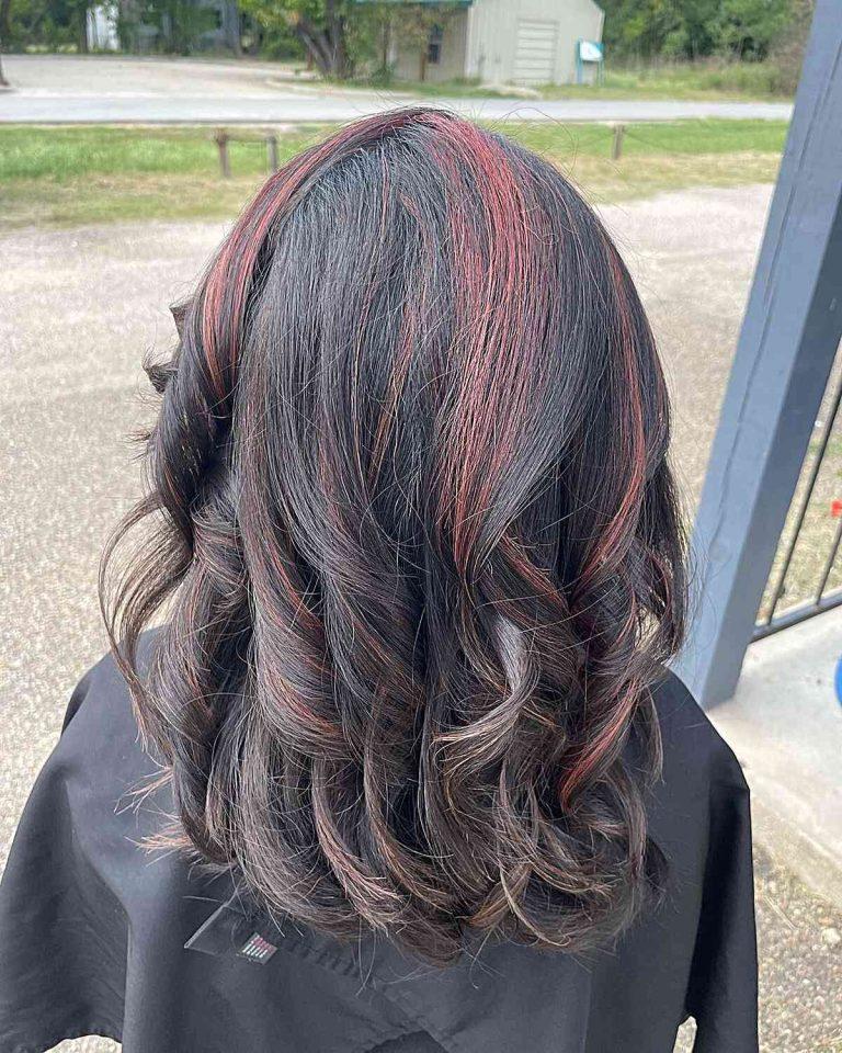 28 Hottest Brown Hair with Red Highlights