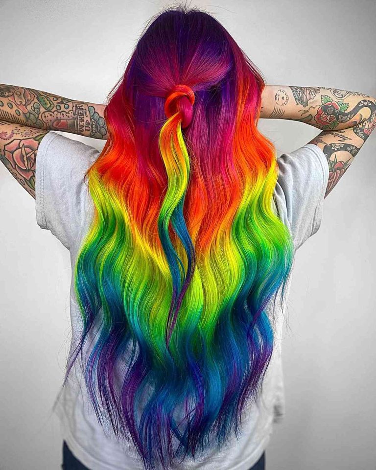 35 Vibrant Rainbow Hair Styles to Rock in 2025 | HAIRS